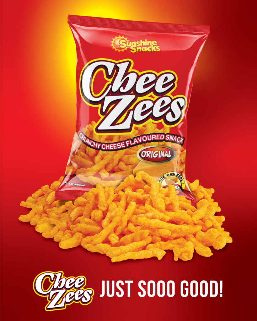 Sunshine Snacks Chee Zees Family Sized 8x225g | Morgan-Williams