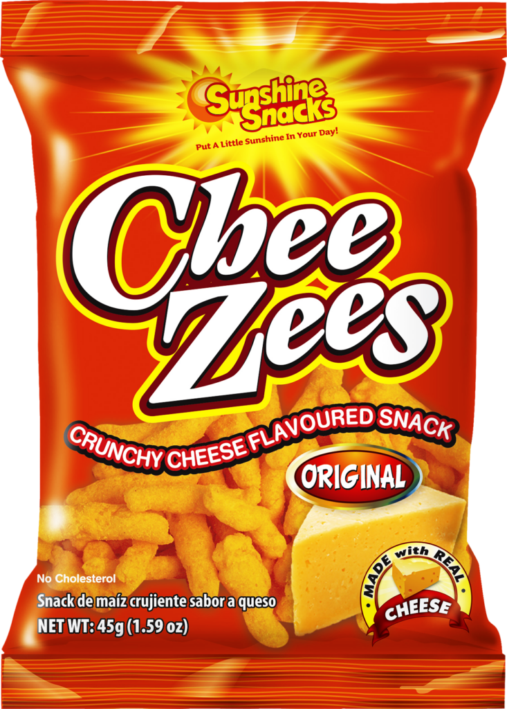 Sunshine Snacks Chee Zees Family Sized 8x225g | Morgan-Williams