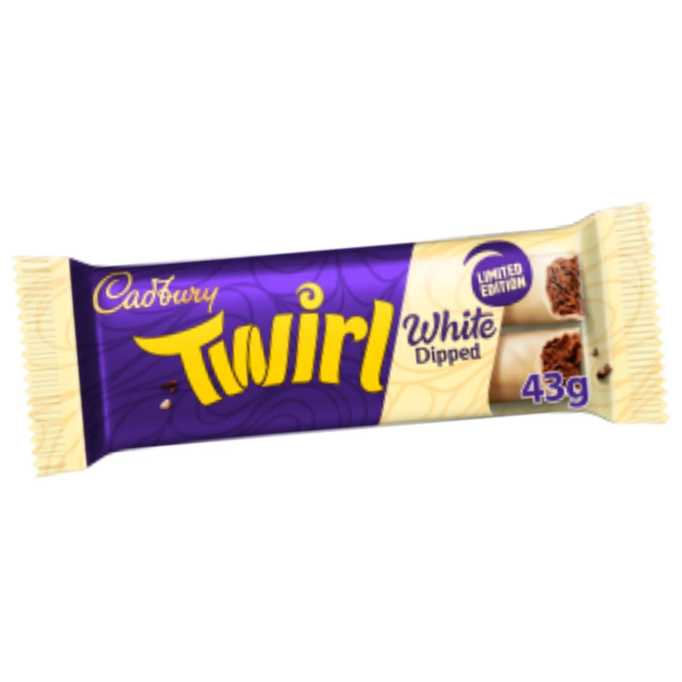 Cadbury Twirl White Dipped L.E. 48x43g - Morgan Williams International Inc.