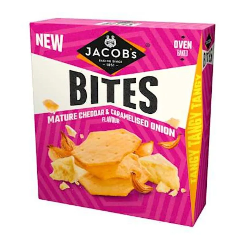 Jacobs Mature Cheddar & Onion Bites 5x125g - Morgan Williams ...